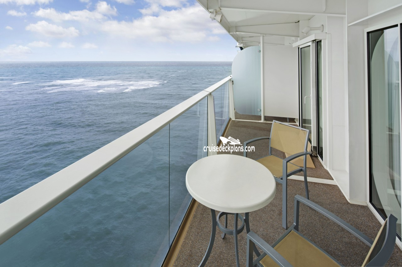 Allure of the Seas Family Balcony Stateroom Details