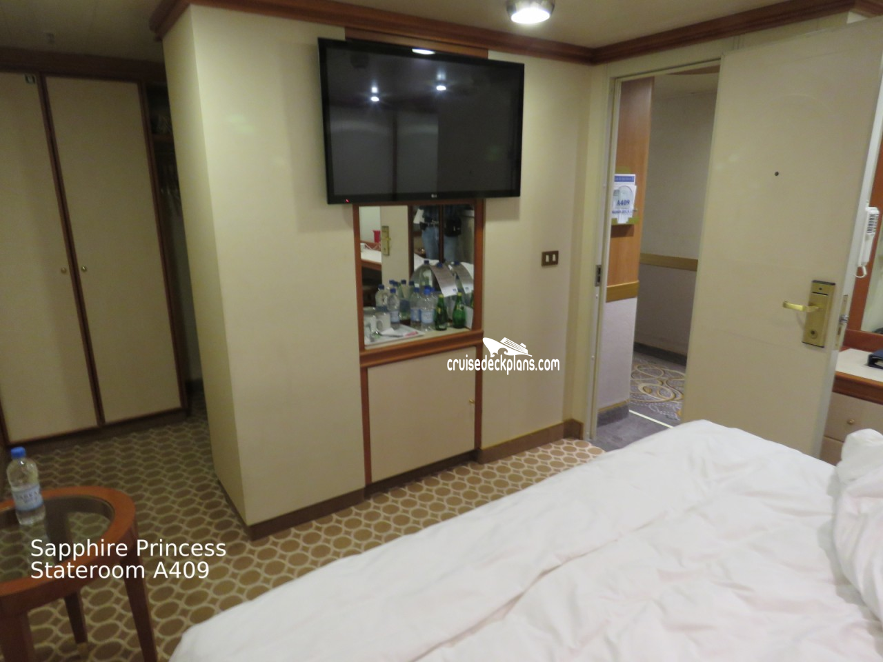 Cabin A409 Sapphire Princess Stateroom