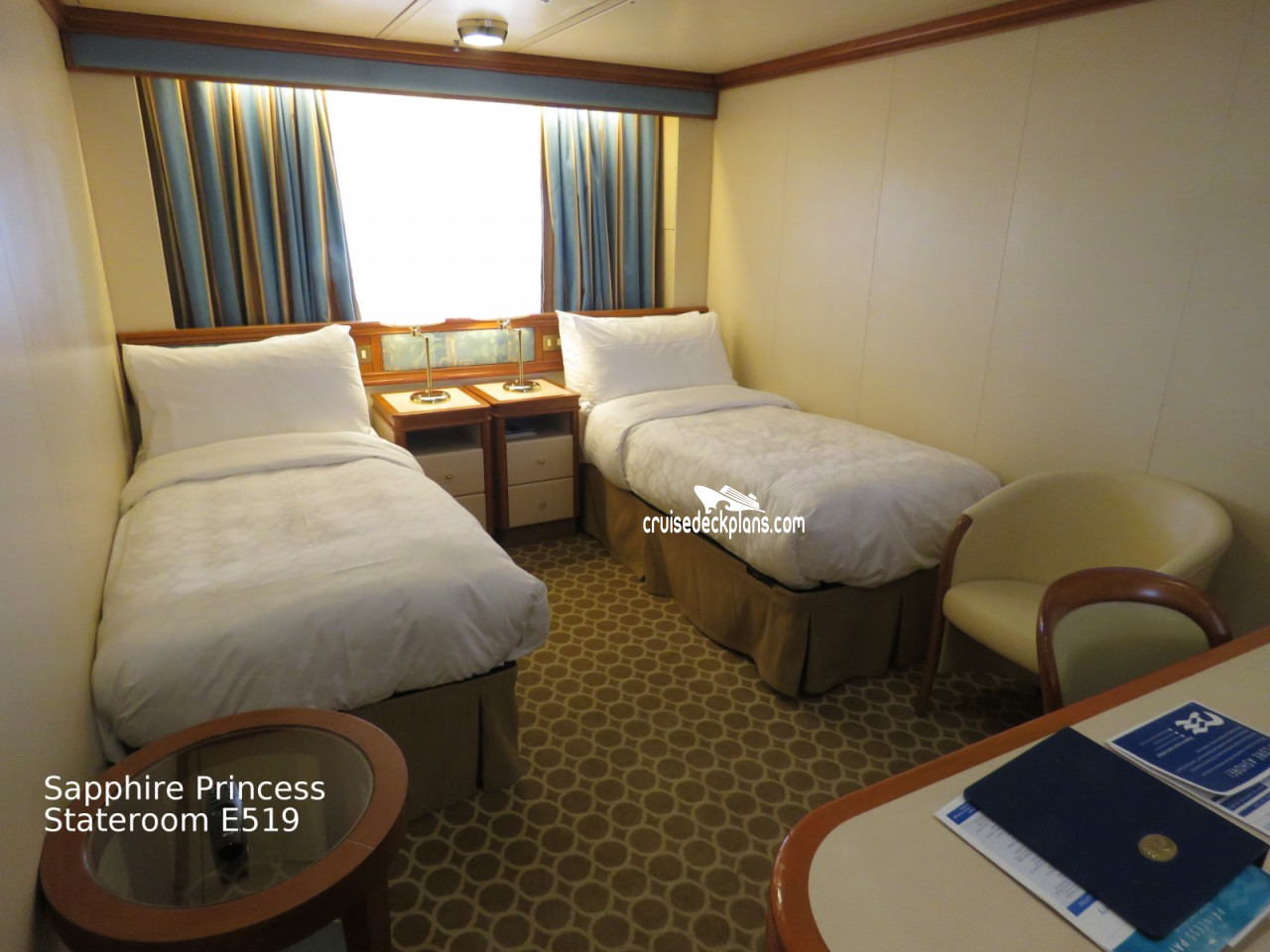 Stateroom E519 Sapphire Princess