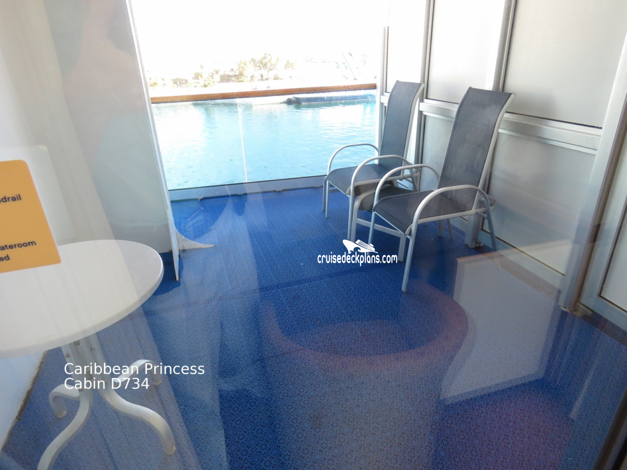 Cabin D734 Caribbean Princess Stateroom