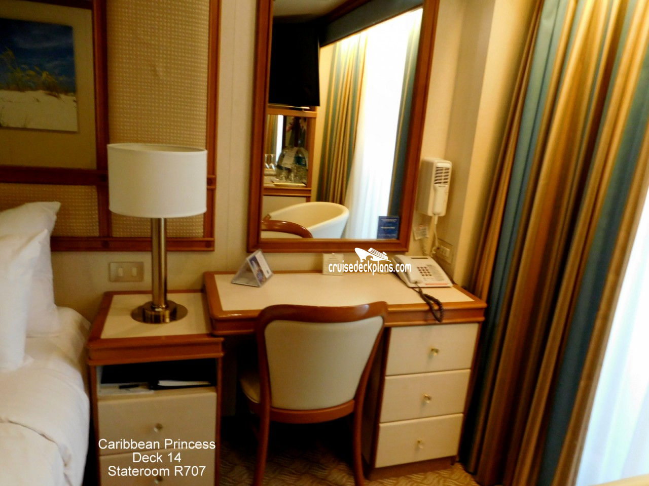 Cabin R707 Caribbean Princess Stateroom
