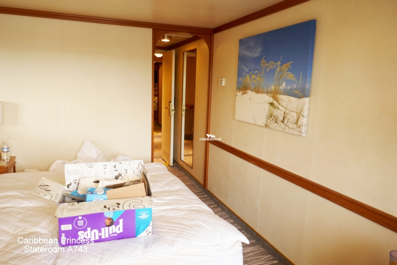 Cabin A743 Caribbean Princess Stateroom