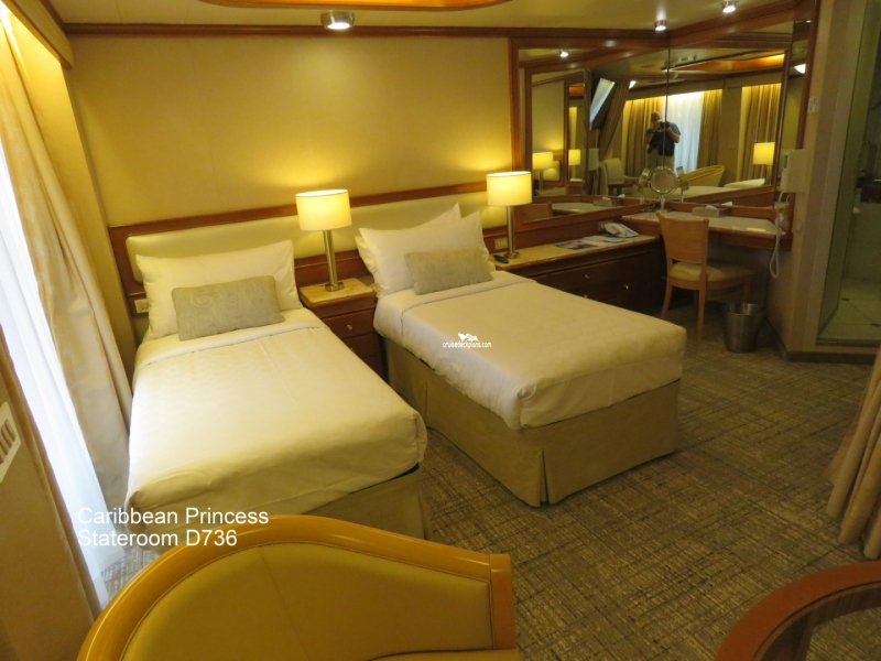 Cabin D736 Caribbean Princess Stateroom
