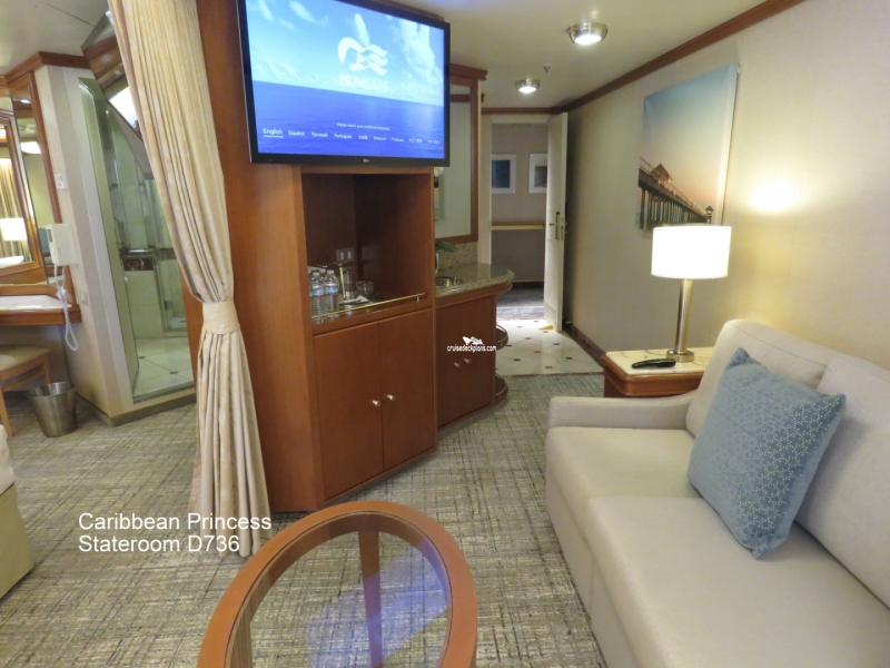 Cabin D736 Caribbean Princess Stateroom