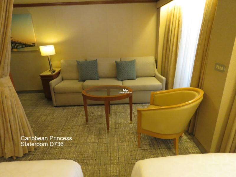 Cabin D736 Caribbean Princess Stateroom