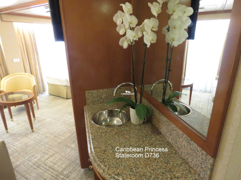 Cabin D736 Caribbean Princess Stateroom