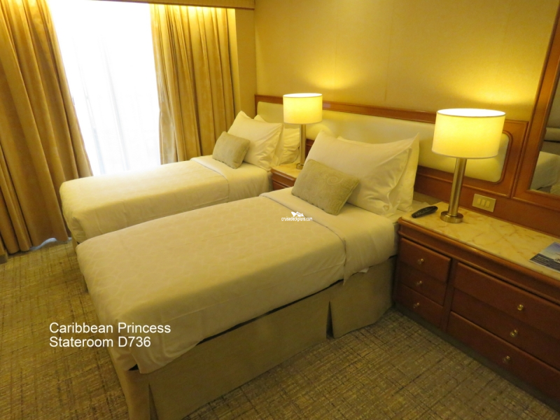 Cabin D736 Caribbean Princess Stateroom