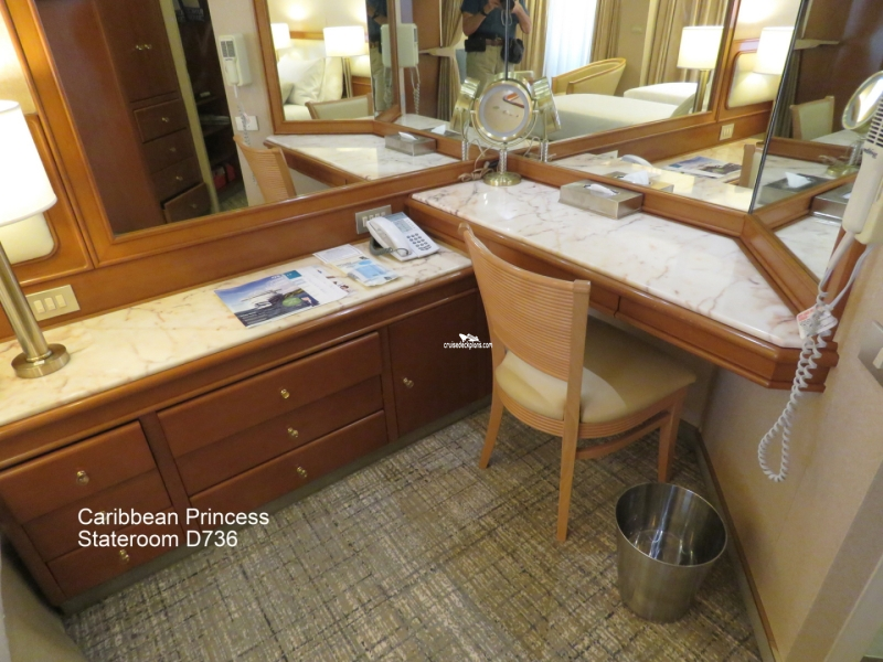 Cabin D736 Caribbean Princess Stateroom