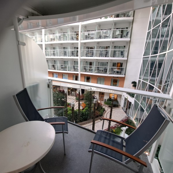 Symphony of the Seas Boardwalk and Park Balcony Stateroom