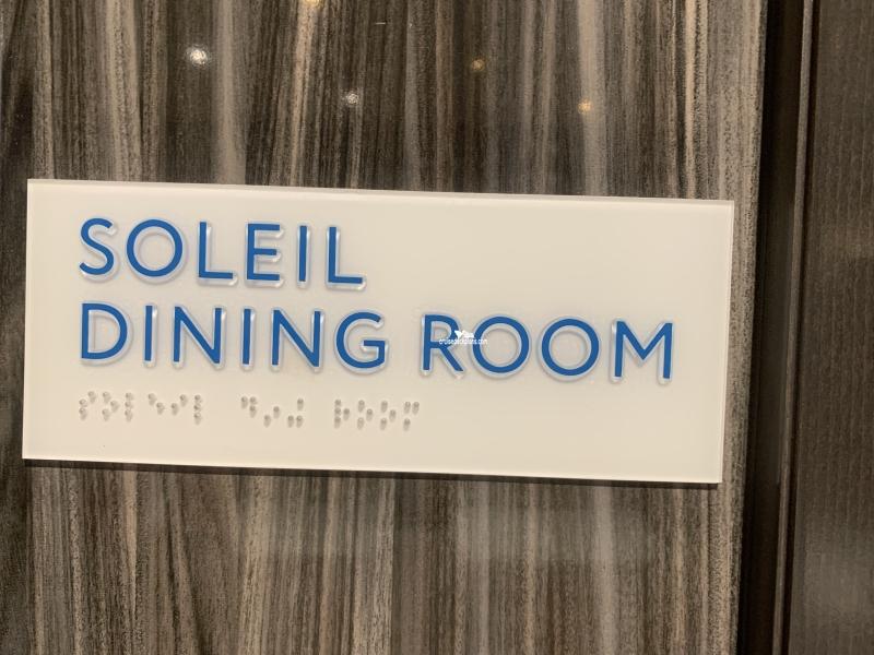 Sky Princess Soleil Dining Room Pictures