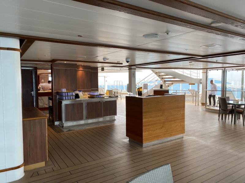 Sky Princess Wake View Bar and Pool Pictures