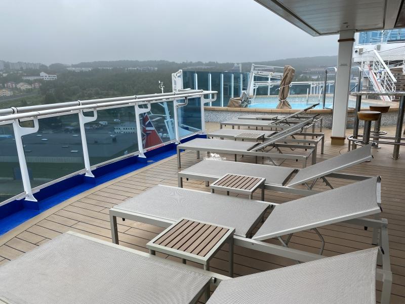 Sky Princess Wake View Bar and Pool Pictures